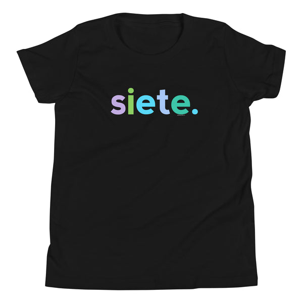 Girls 7th Birthday Shirt Spanish | Siete Birthday Shirt | Birthday ...